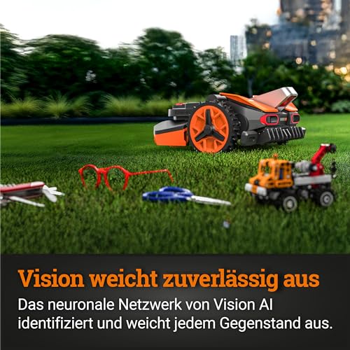 ᐅ WORX Landroid Vision S250 Mähroboter WR202E für Gärten bis 250m² ...